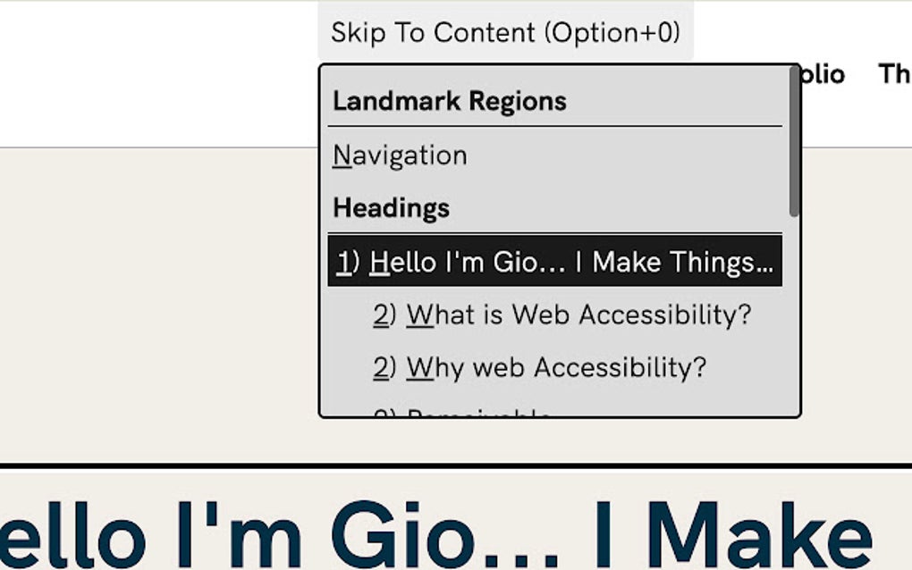 Accessibility Skip Link Menu with Focus cho Google Chrome - Tiện ích mở ...
