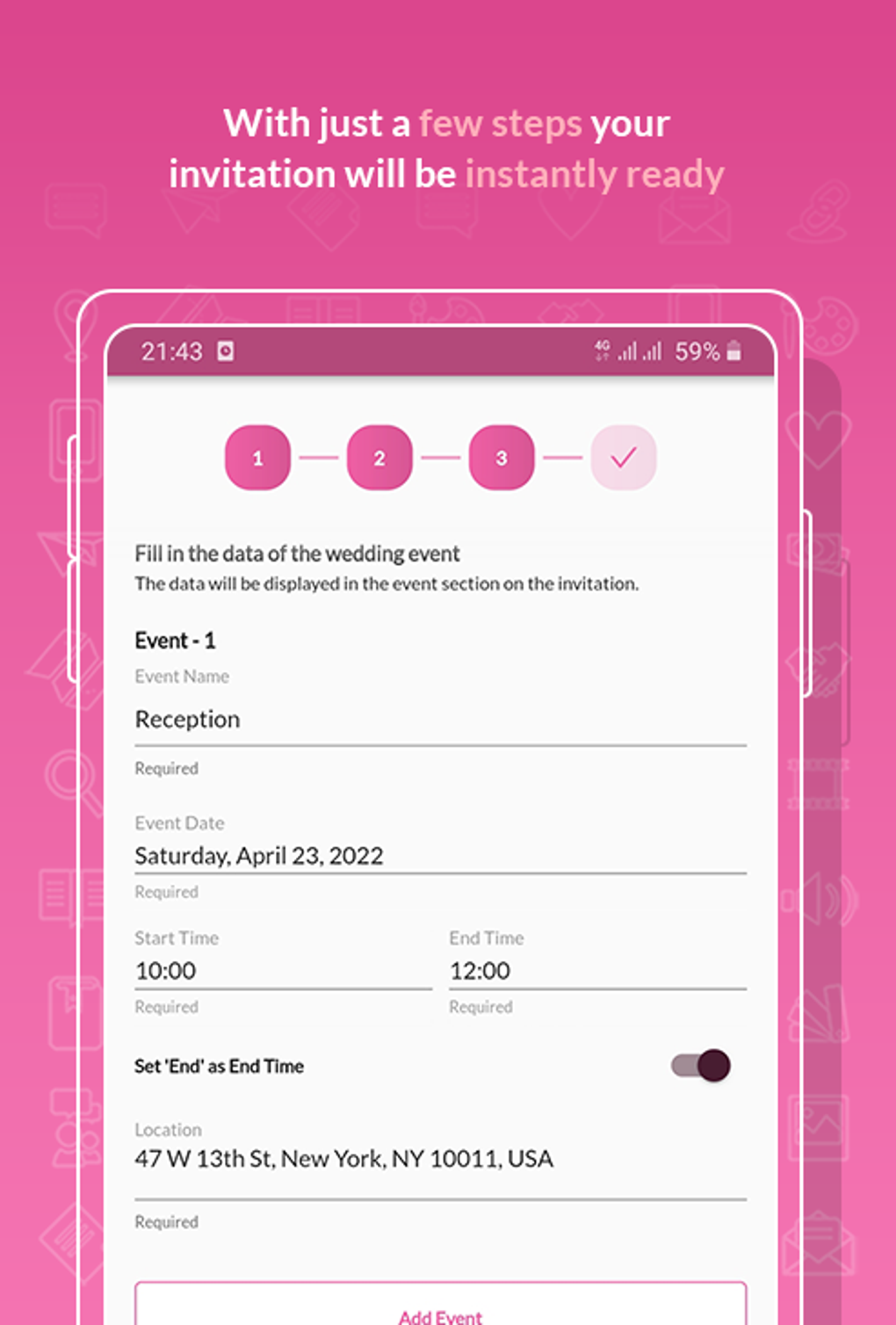 Wedding Invitation Maker for Android - Download