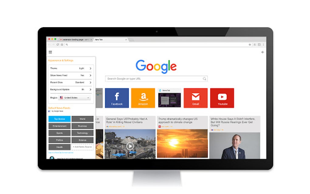 News Tab for Google Chrome - Extension Download
