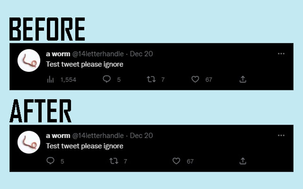 Hide Twitter Views for Google Chrome - Extension Download