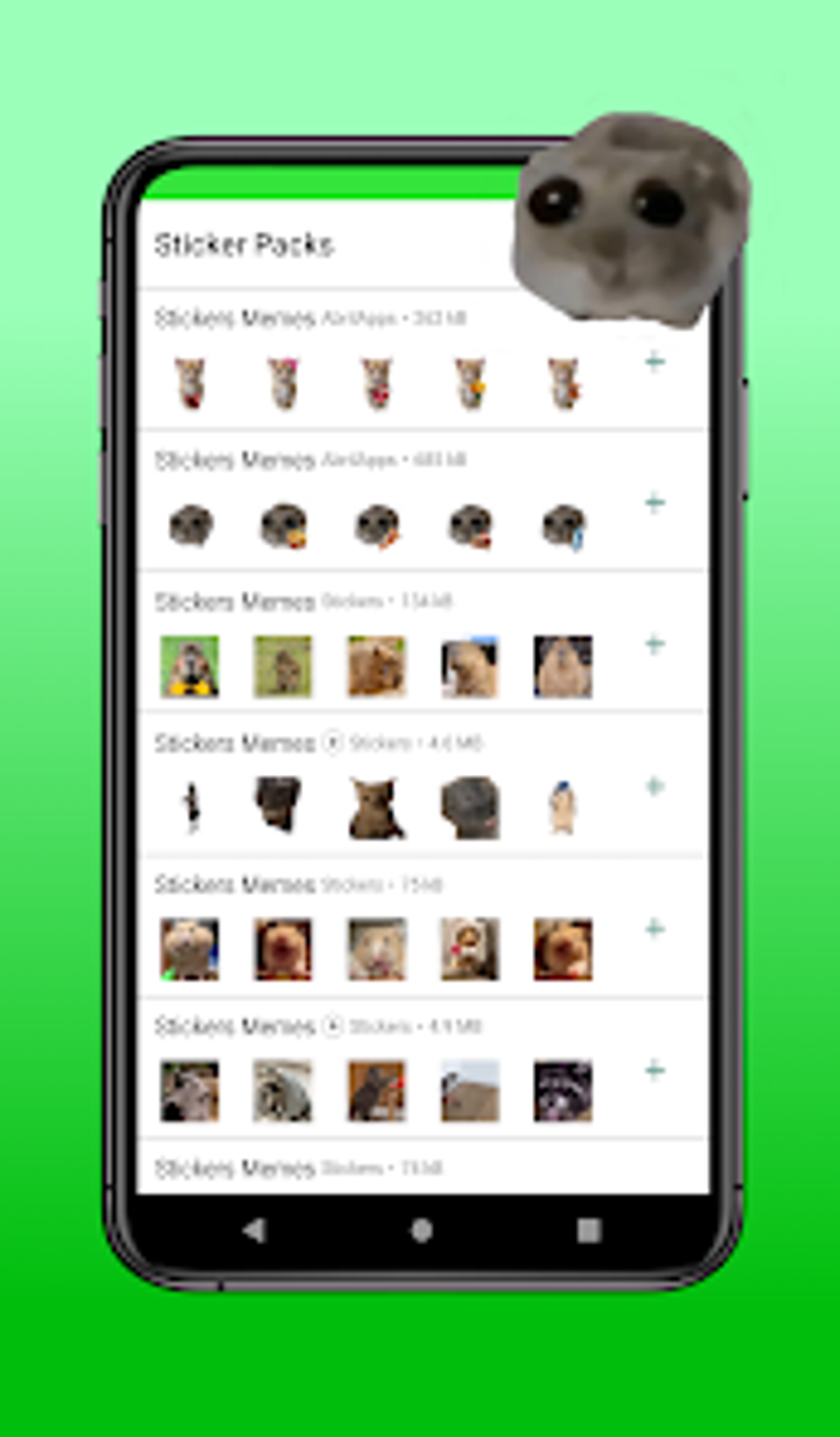 Meme Stickers for WhatsApp pour Android - Télécharger
