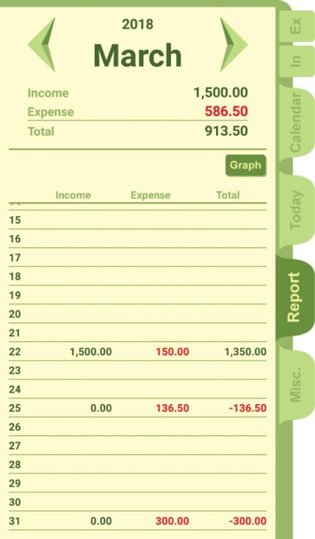 Simple Expense Note APK para Android - Descargar