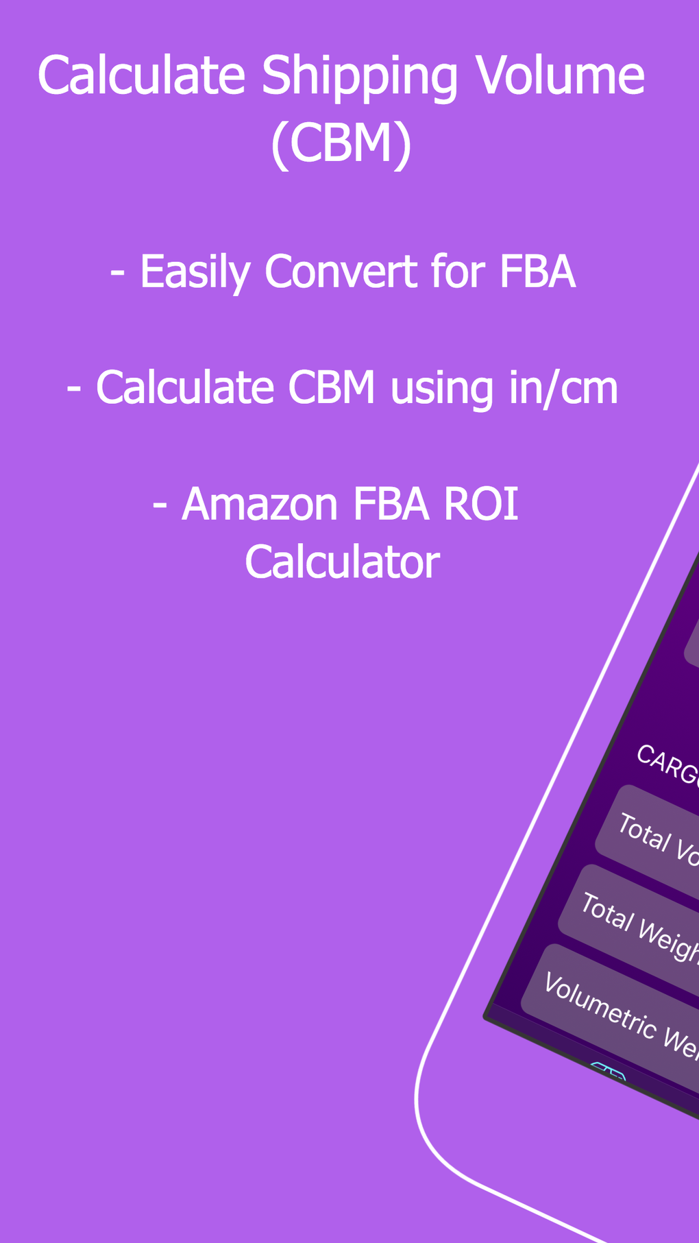 CBM Calculator: For Amazon FBA para iPhone - Descargar