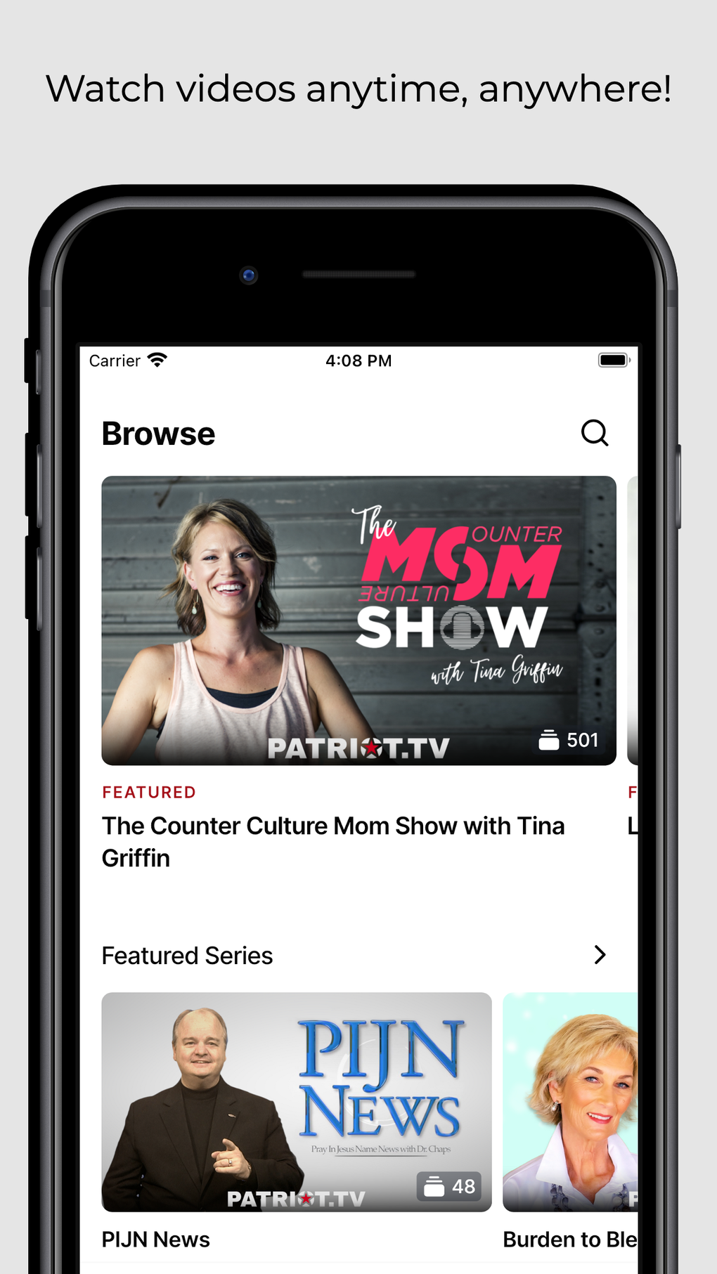 Patriot.tv para iPhone - Descargar
