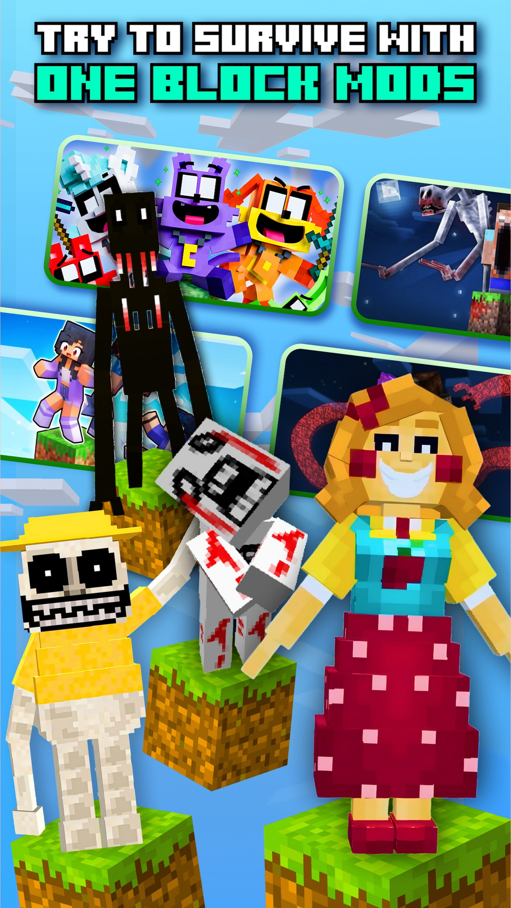 1 Block SkyBlock Minecraft PE para iPhone - Descargar