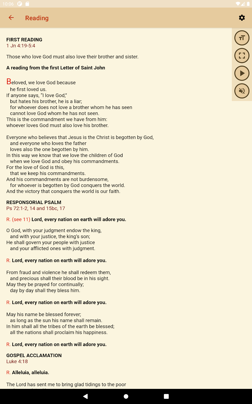 iBreviary for Android - Download