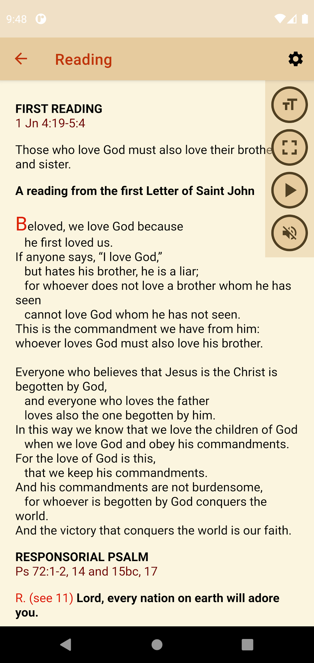 iBreviary para Android - Descargar