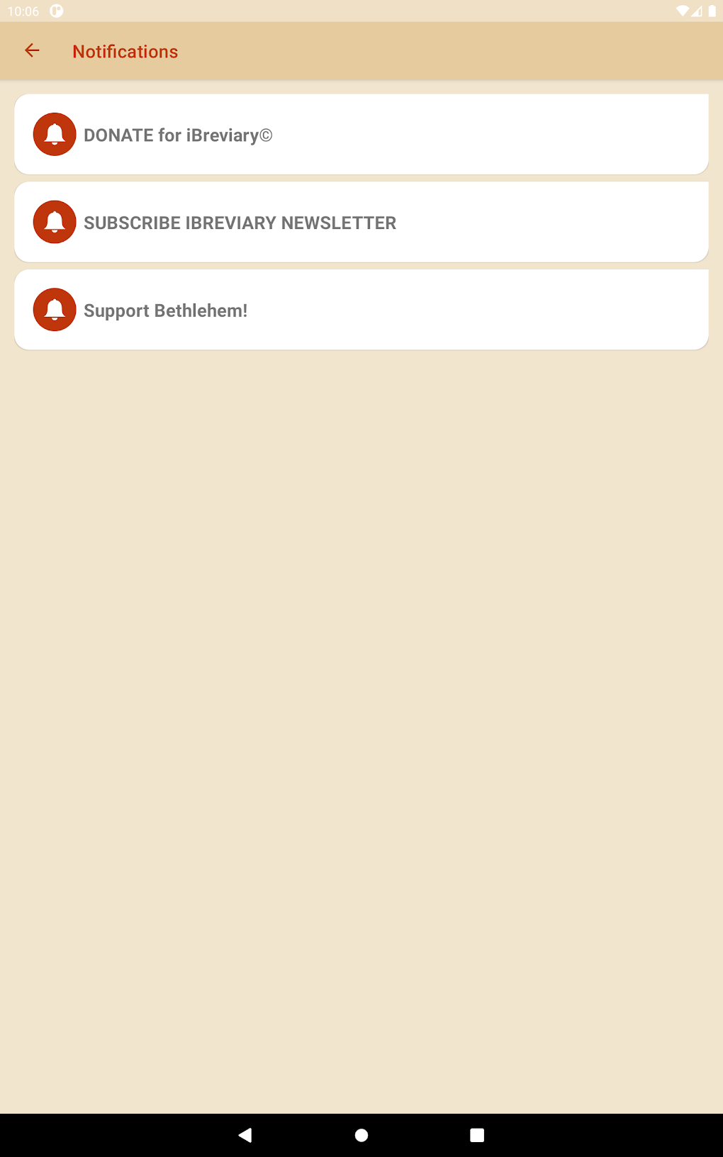 iBreviary for Android - Download