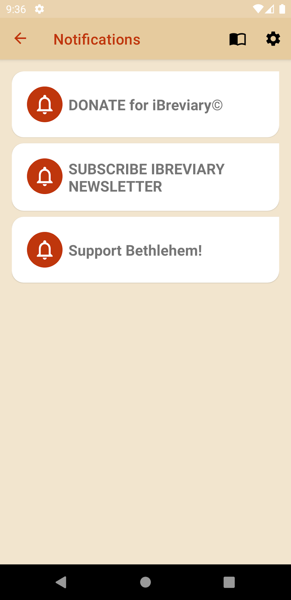 iBreviary for Android - Download