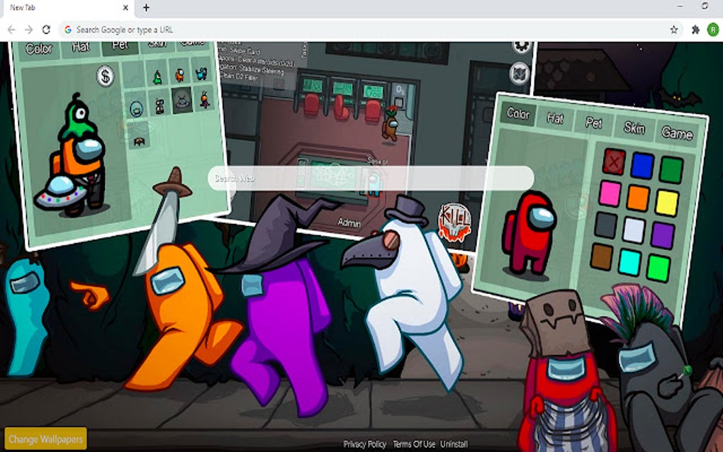 Among Us New Tab for Google Chrome - Extension Download