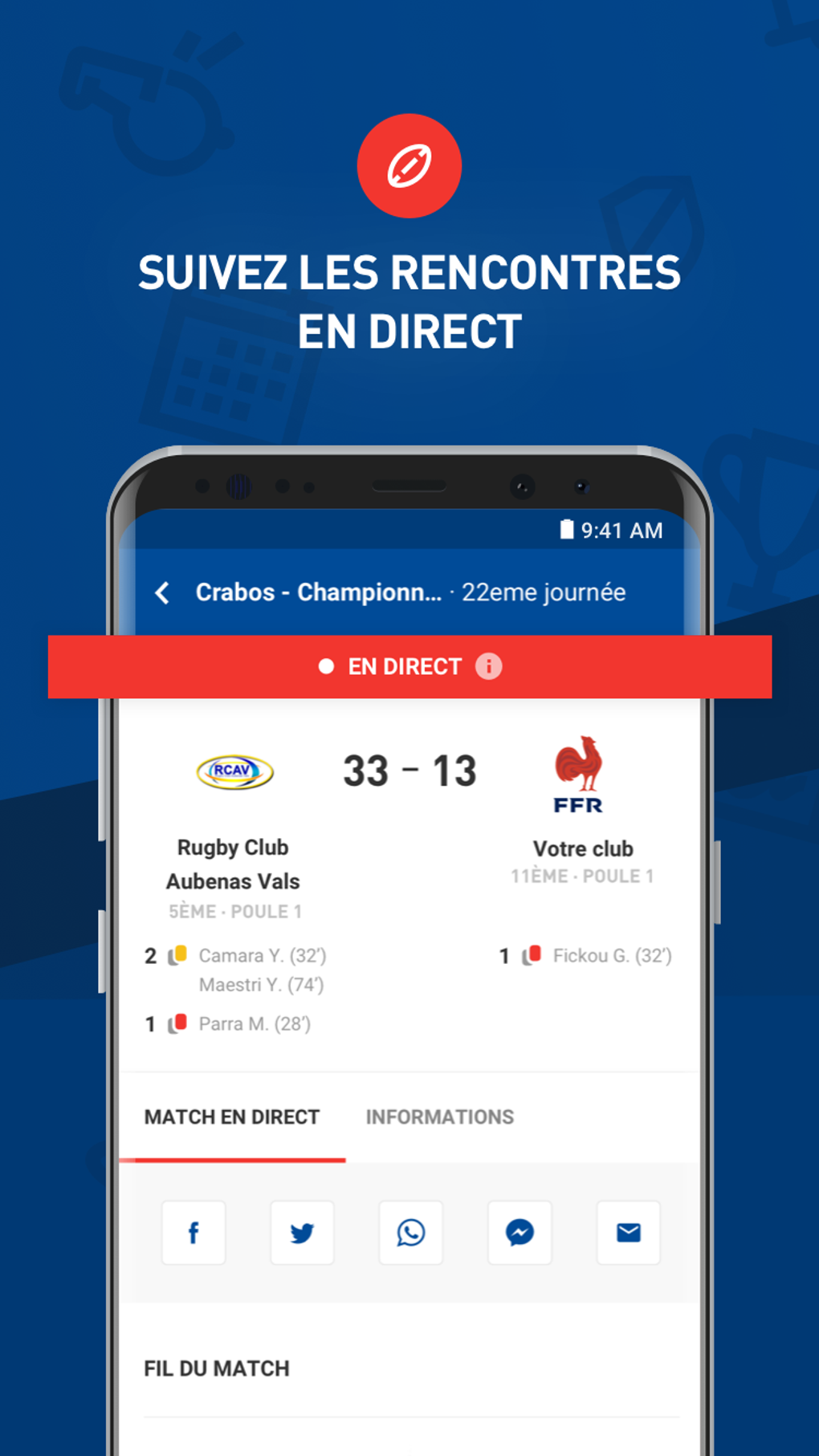 FFR Compétitions APK pour Android - Télécharger