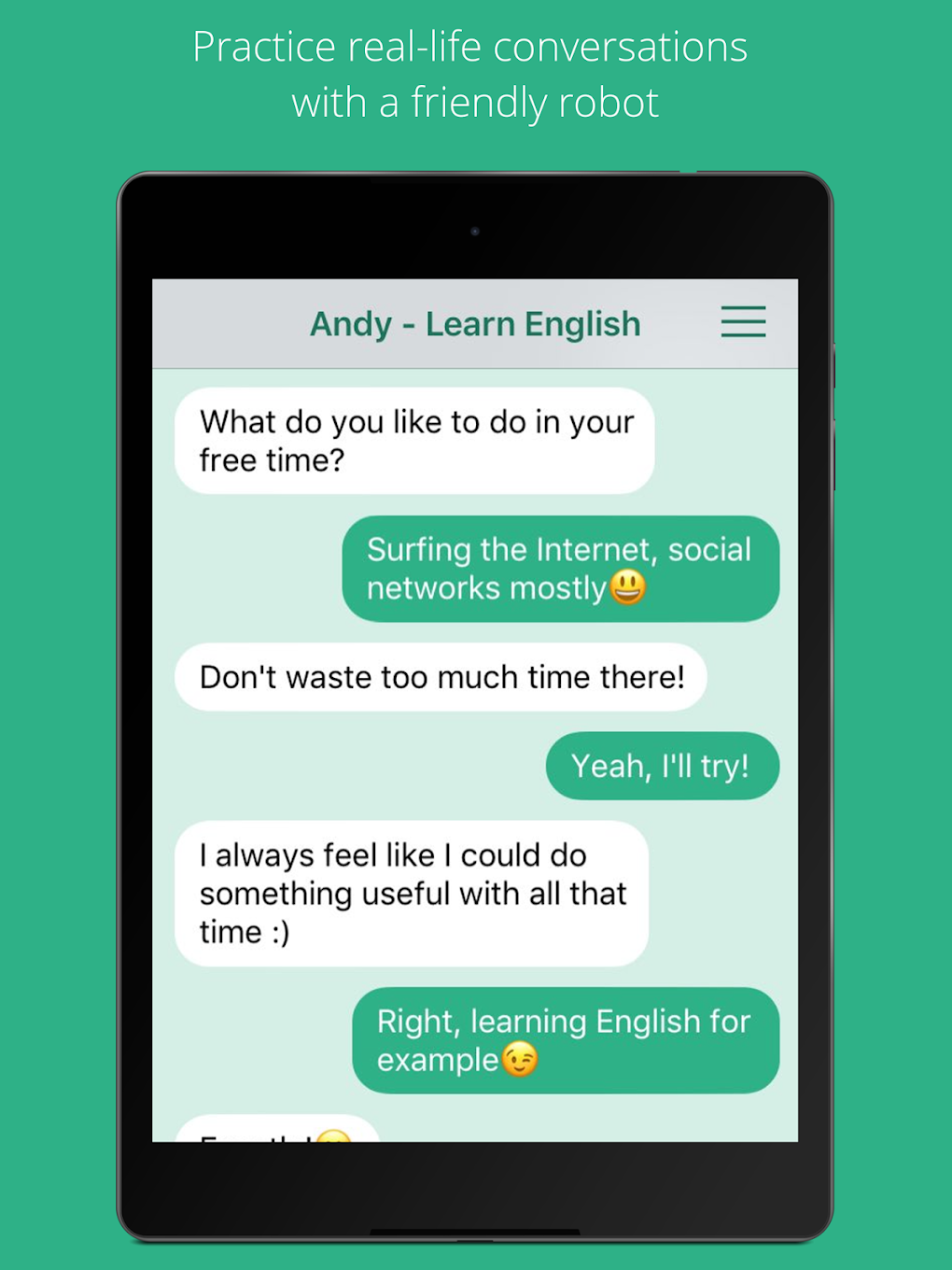 Andy - English Speaking Bot APK for Android - Download