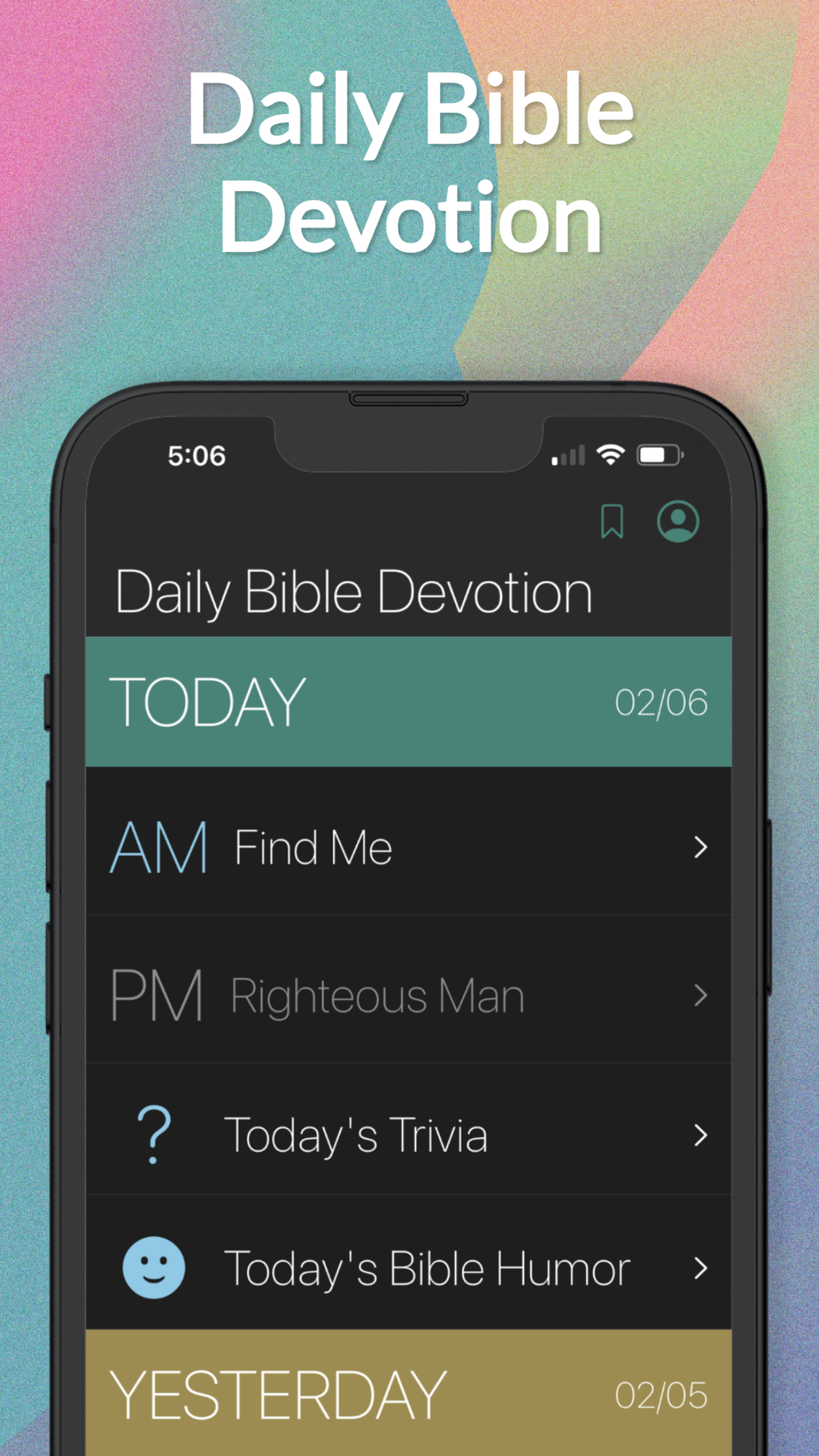 Daily Bible Devotion for iPhone - Download