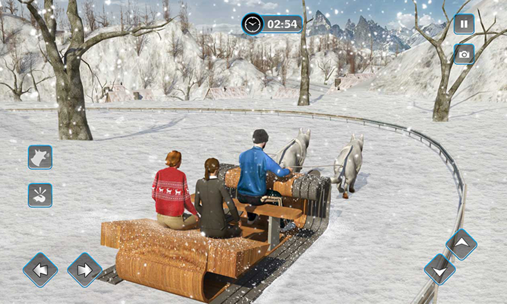 Snow Dog Sledding Transport Games: Winter Sports for Android - Download