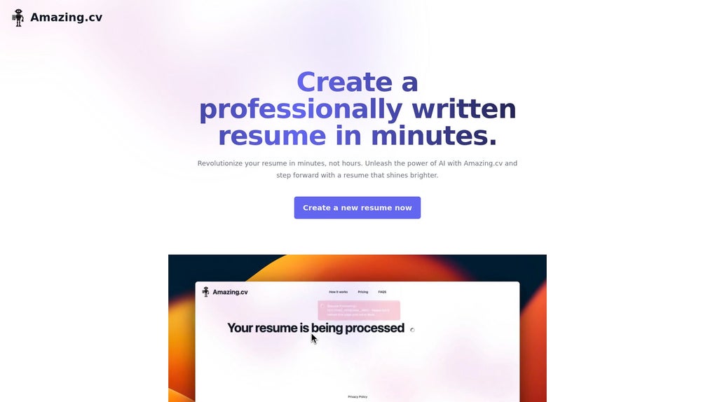 Amazing CV for AI Text summarizer: review, features & use cases