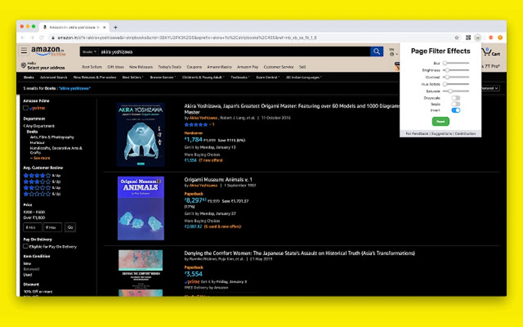 Page Filter Effects для Google Chrome - Расширение Скачать Page Filter Effects для Google Chrome - Расширение Скачать