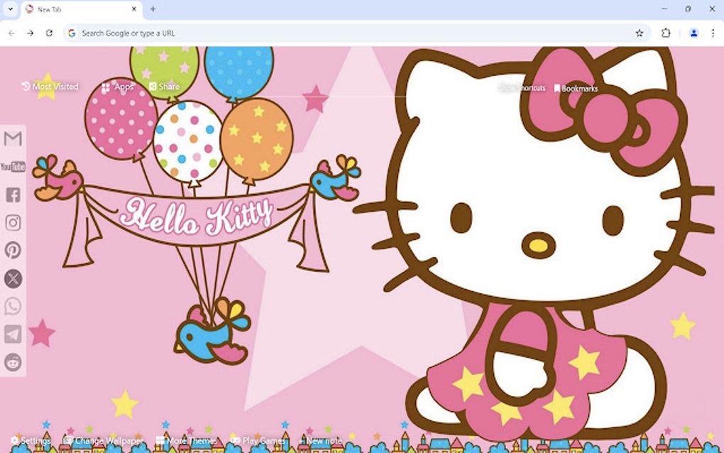 Hello Kitty Wallpaper New Tab para Google Chrome - Extensão Download