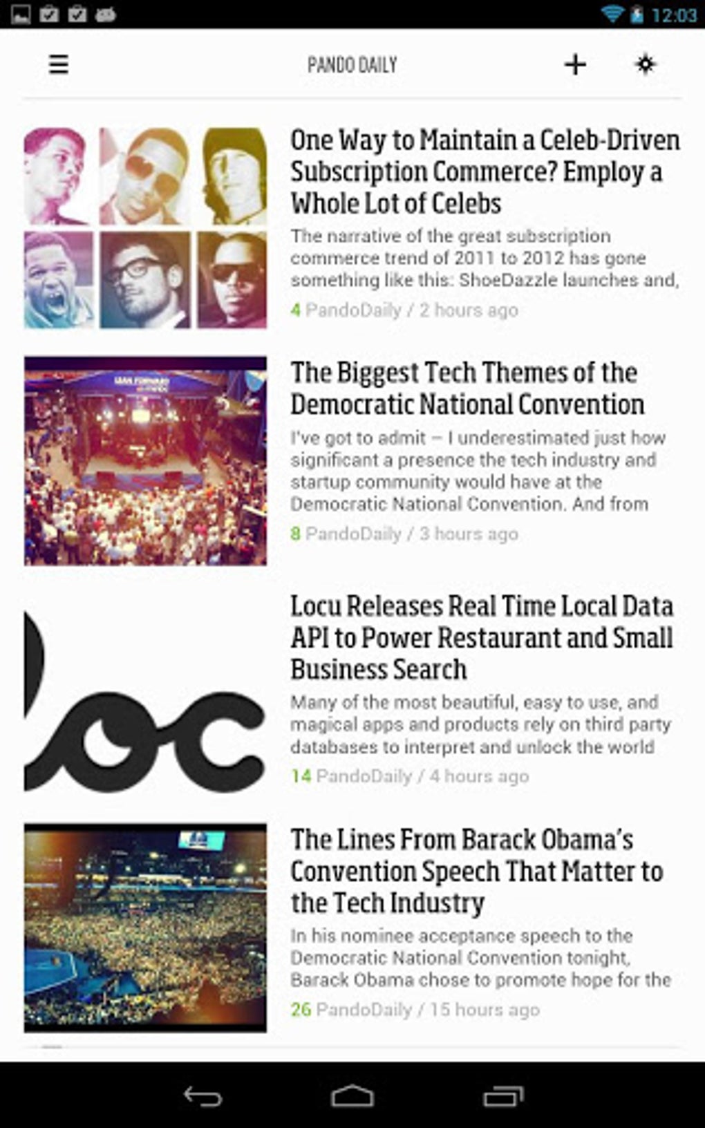 Feedly pour Android - Télécharger