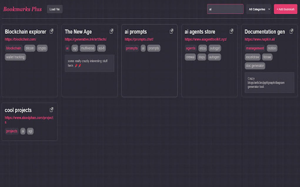 Bookmarks-plus Google Chrome 용 - 확장 프로그램 다운로드