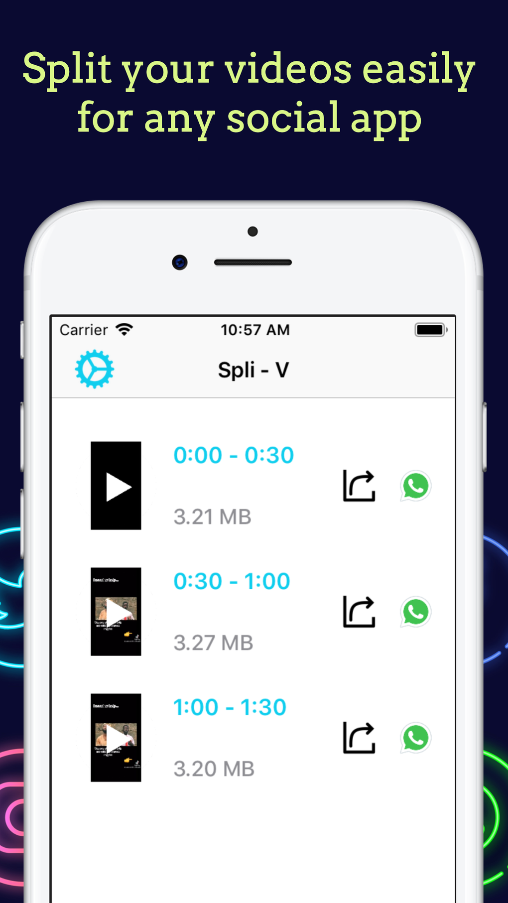 Split - Cut Trim your videos for iPhone - Download