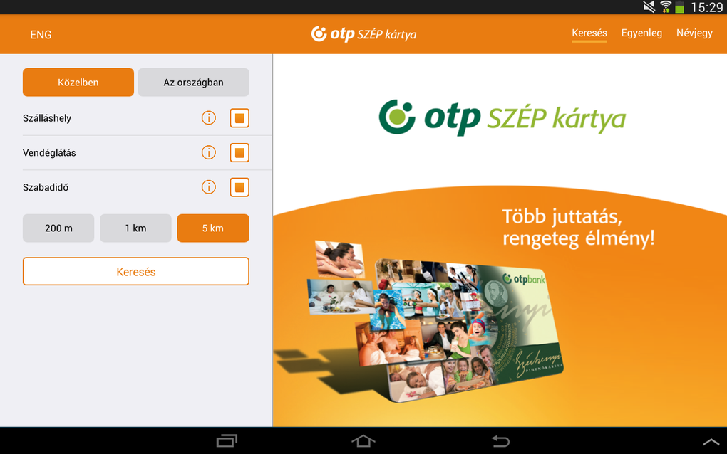 OTP SZÉP card APK para Android - Descargar