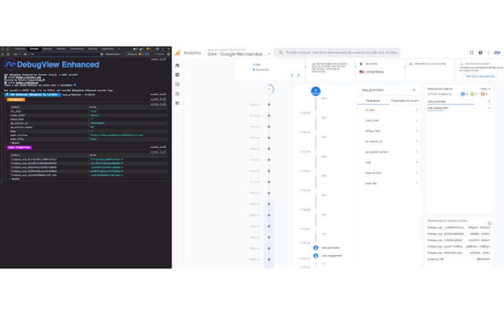 GA4 Enhanced DebugView by Luratic for Google Chrome - Extension Download