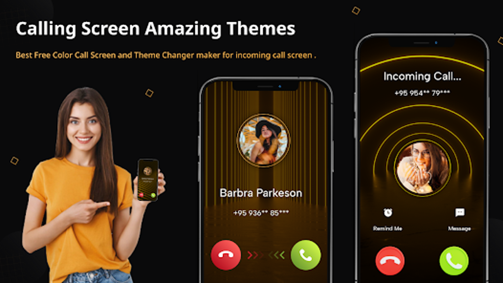 Color Call Screen Call Themes para Android - Descargar