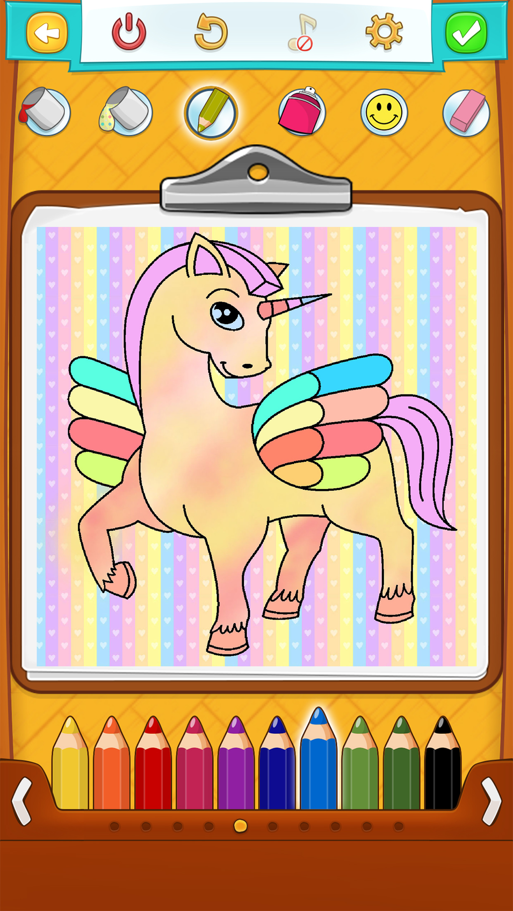 Horse Coloring Sheets for iPhone - Download