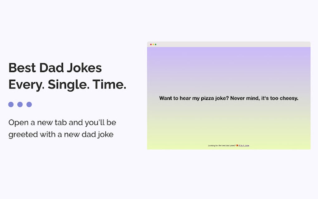 Best Dad Jokes Google Chrome 용 - 확장 프로그램 다운로드