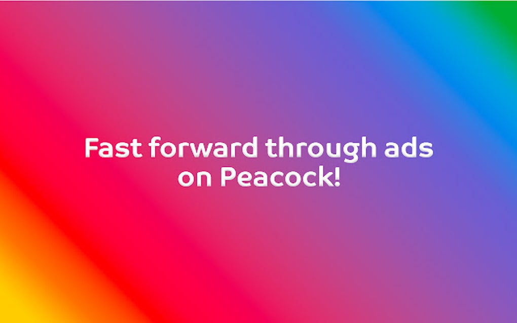 Peacock Ad Skipper | Ad Blocker for Google Chrome - Extension Download