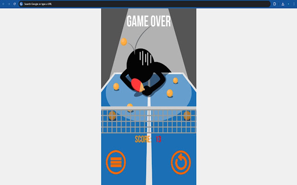 Stickman Ping Pong Game pour Google Chrome - Extension Télécharger