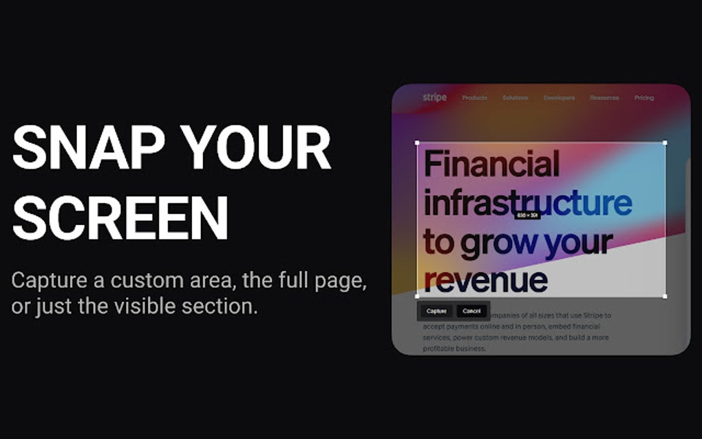 Screensnap Screenshot Google Chrome 용 - 확장 프로그램 다운로드