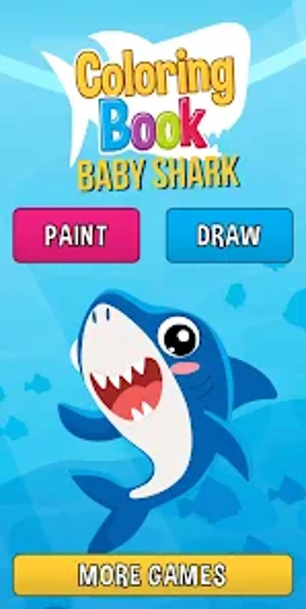 Baby Shark Coloring Book pour Android - Télécharger