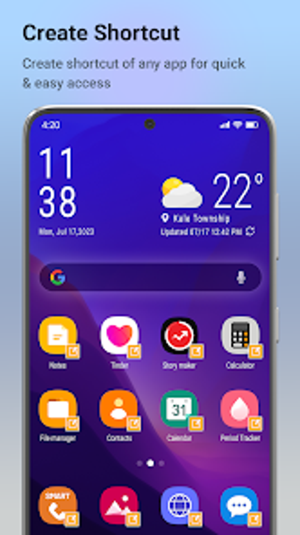 QuickShortcut per Android - Download