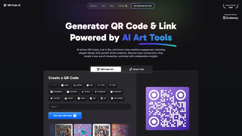 AI 마케팅를 위한 QR Code AI - 리뷰, 기능 및 사용 사례