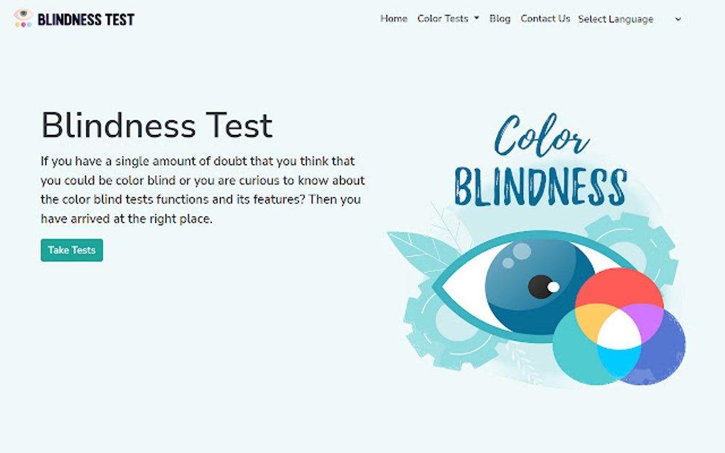 Blindness Test for Google Chrome - Extension Download