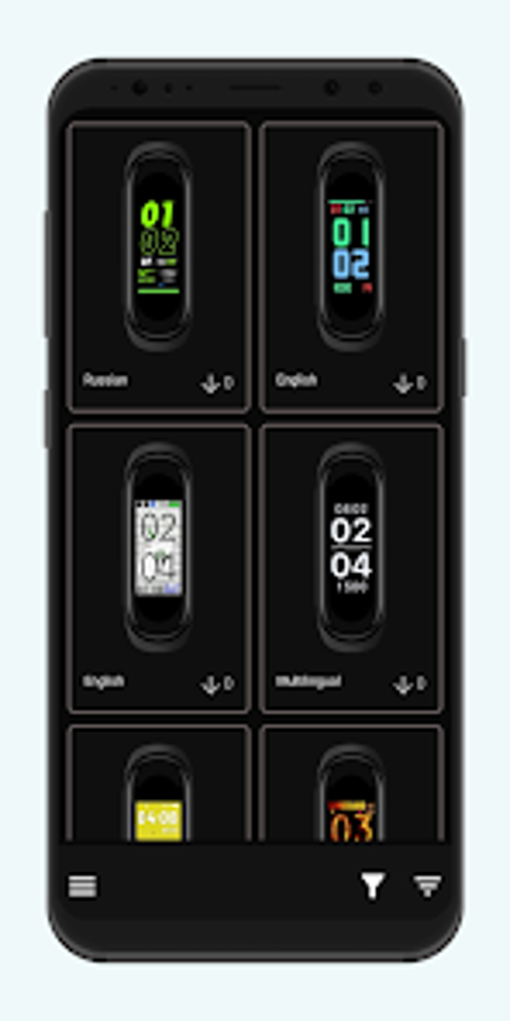Mi Band 4 WatchFaces para Android - Descargar