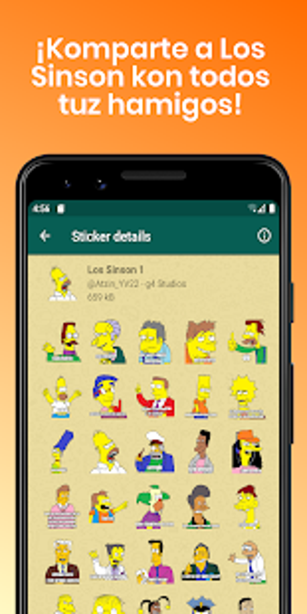 Stickers de Los Simpson para WhatsApp para Android - Descargar