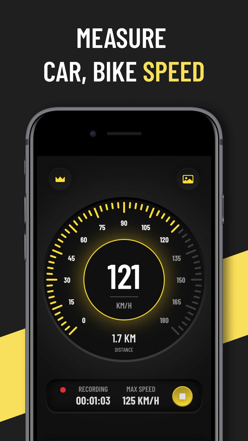IPhone Speedometer GPS Tracker 