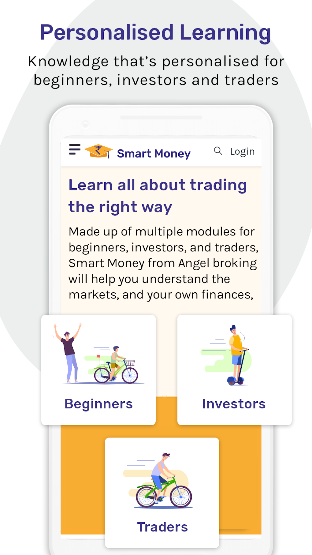 Learn to Trade Stock Market Courses Smart Money for Android - Download