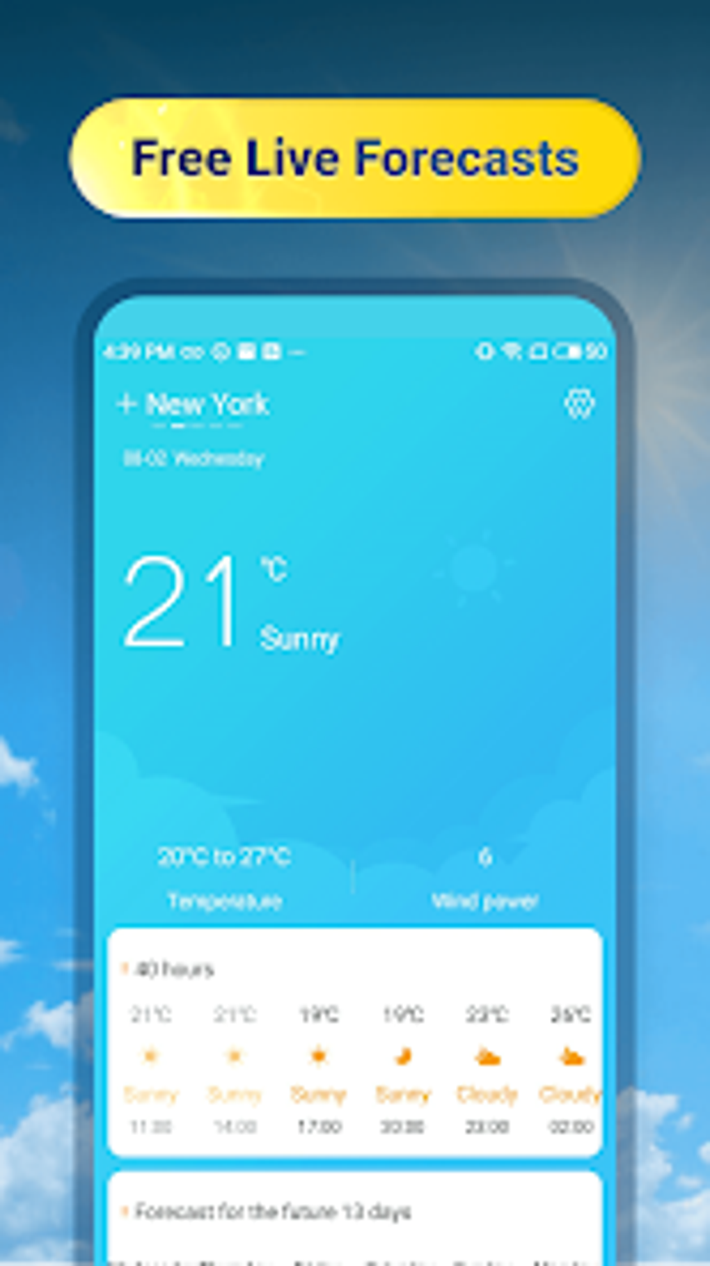 Daily Weather for Android - Download