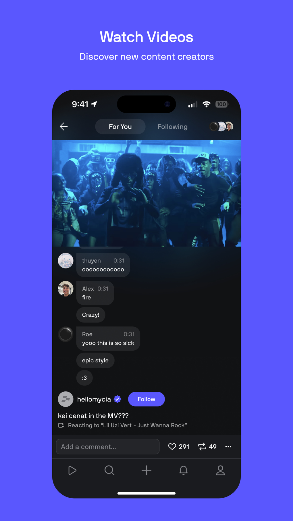 Stacked: Watch Chat React for iPhone - Download