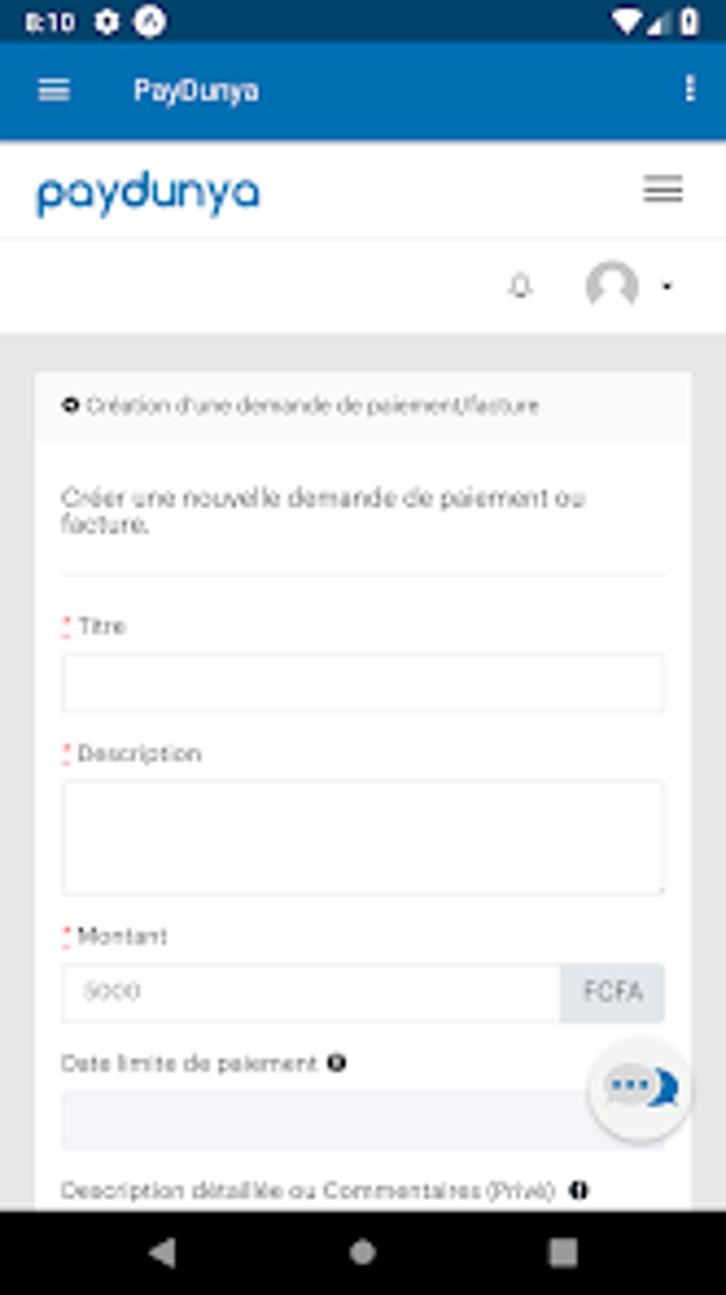 PayDunya Business para Android - Descargar