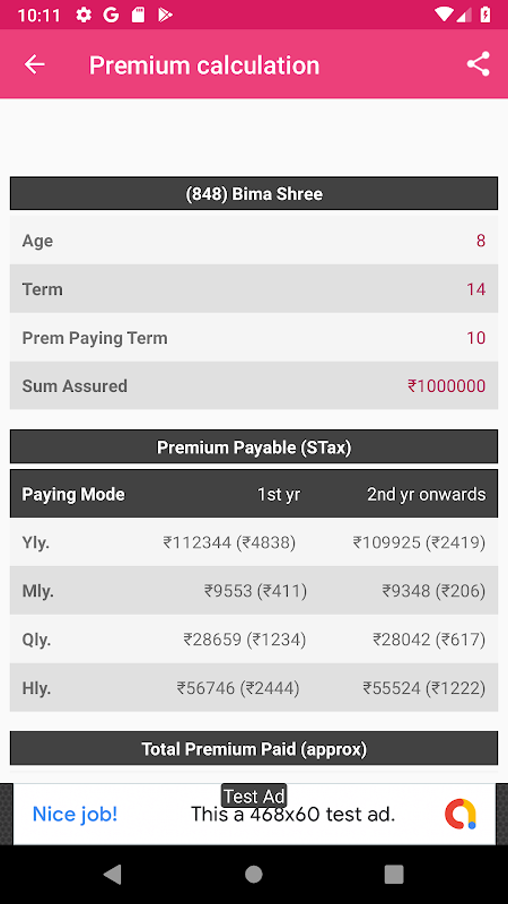 Android 용 LIC Policy Calculators Mini APK - 다운로드