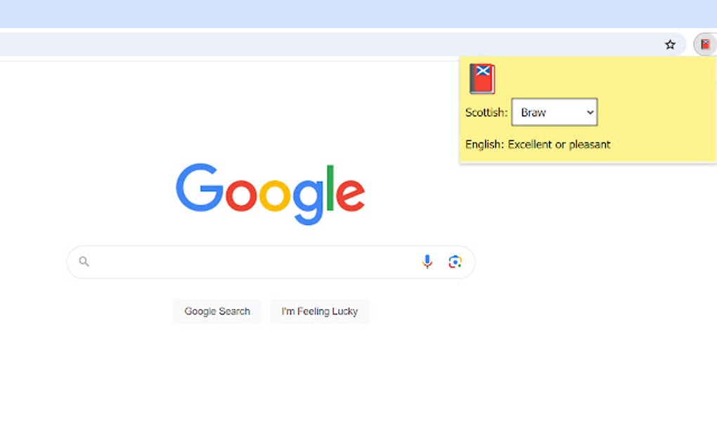 Scottish Dictionary สำหรับ Google Chrome - ส่วนขยาย ดาวน์โหลด