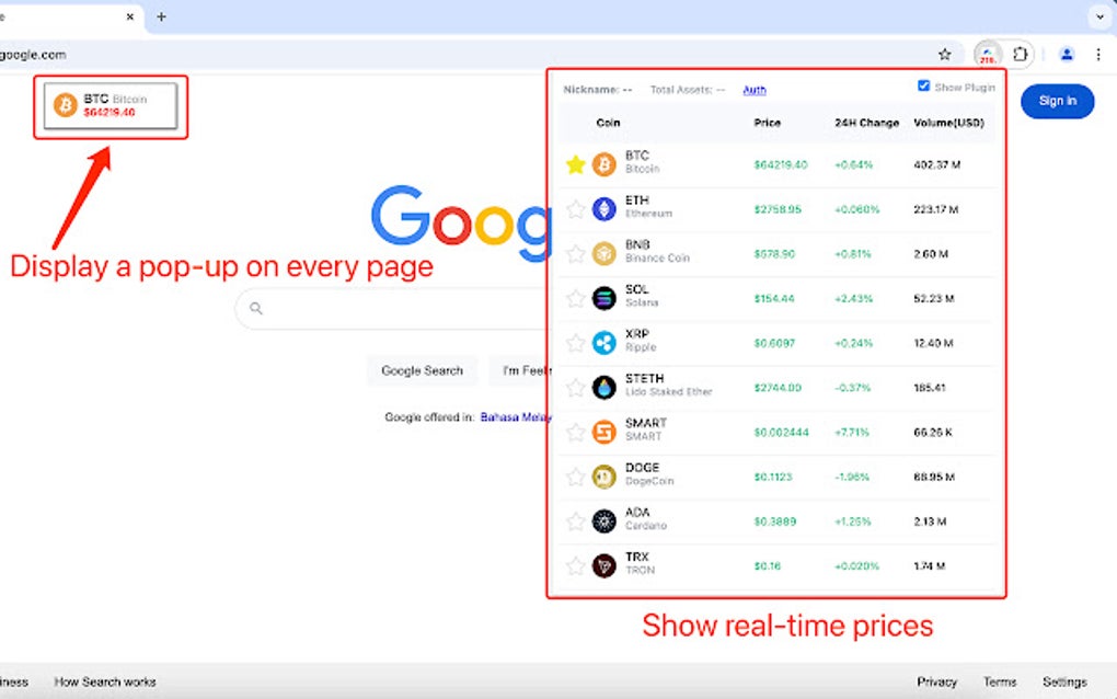 Gate.IO Tracker Google Chrome 용 - 확장 프로그램 다운로드