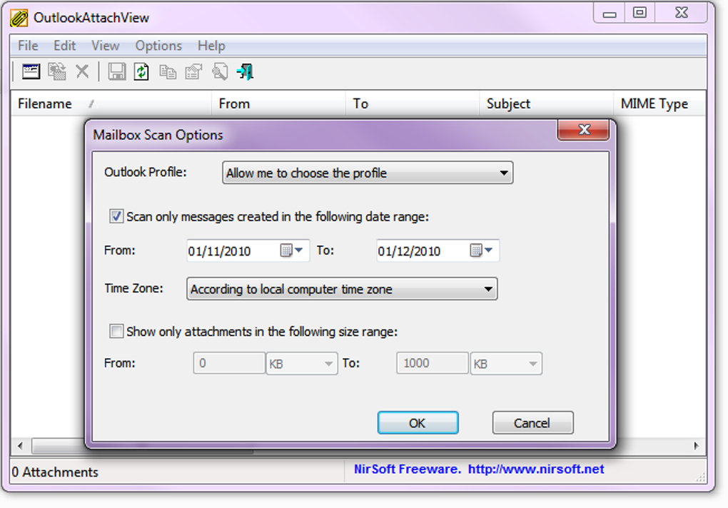 OutlookAttachView - Download