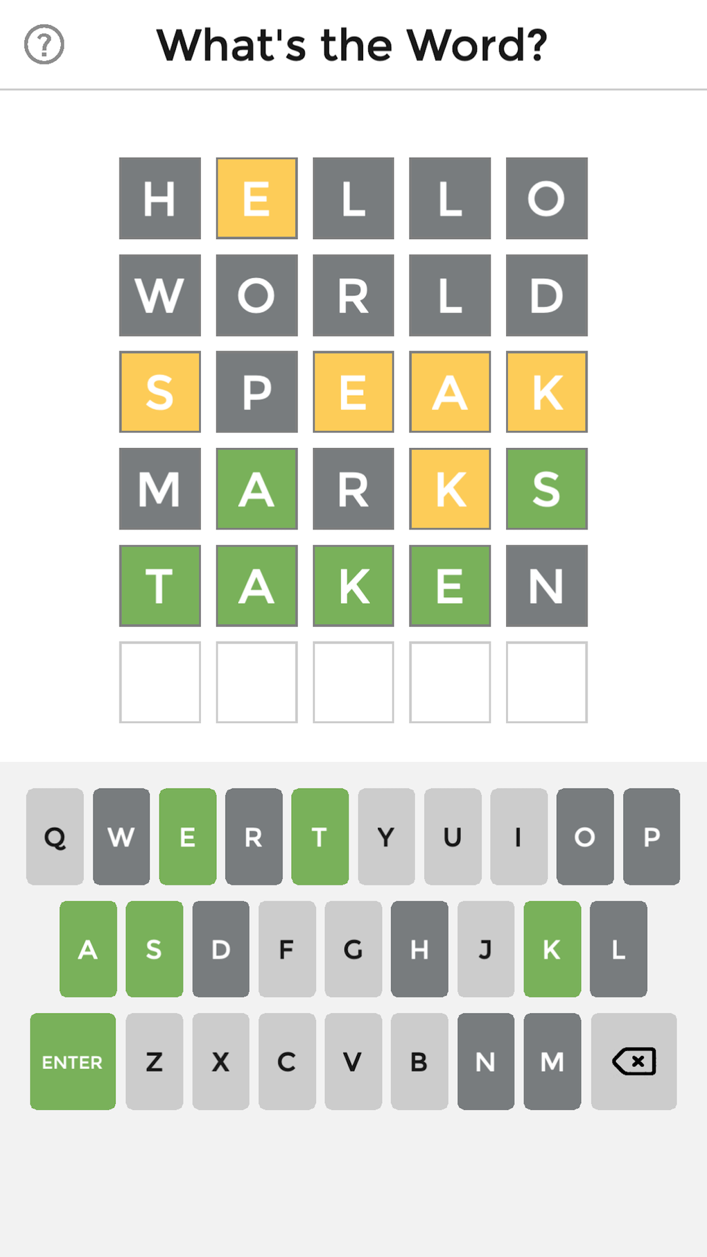 Whats The Word Logic Game Na IPhone Download