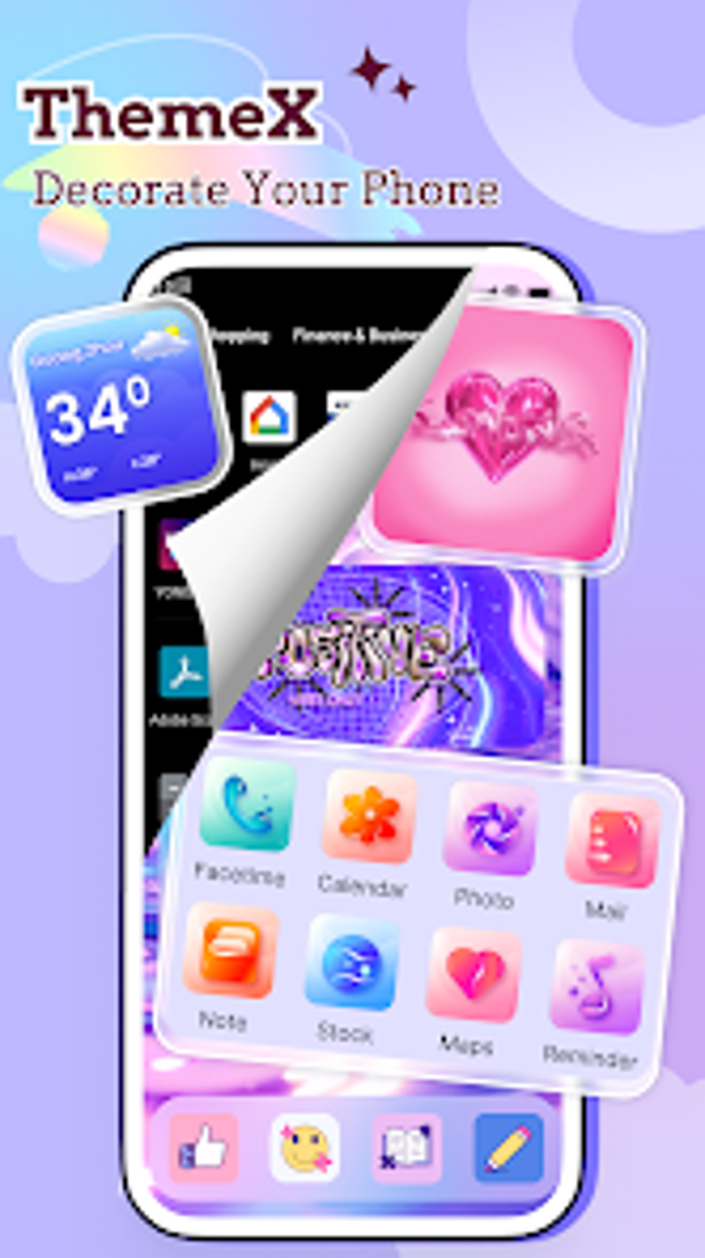 Android 용 ThemeX: App Icon My Widgets - 다운로드