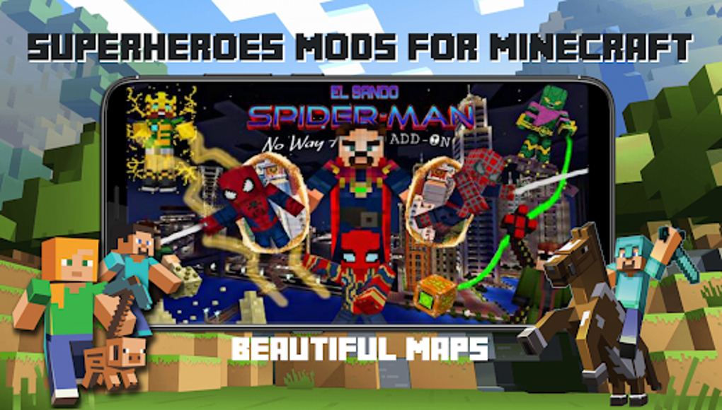 Superheroes Mods for Minecraft for Android - Download